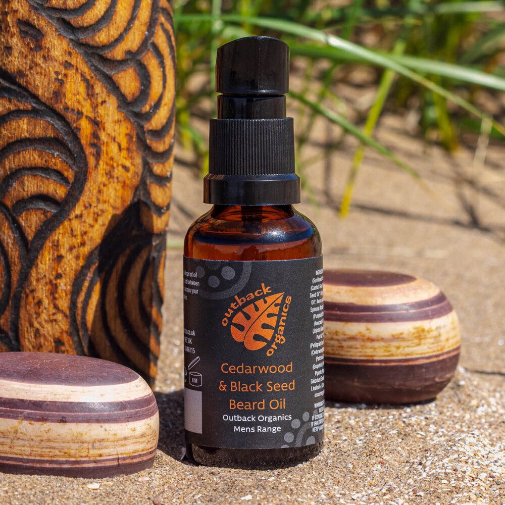 Cedarwood & Black Seed Beard Oil 30ml | The Outback Organics Shop ...